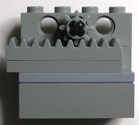 Lego gear wheel rolling diameters